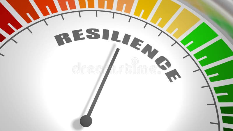 Resilience Measuring Device with Arrow and Scale. Stock Video - Video ...