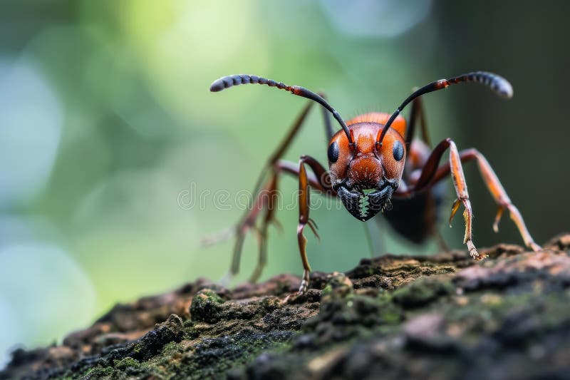 Resilient Strong Ant on Tree. Generate Ai Stock Image - Image of ...