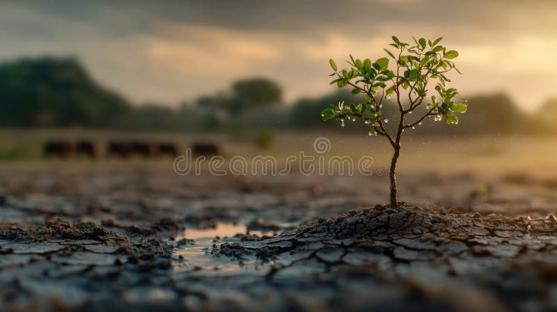 A Resilient Tree Sprouting from Dry Ground: Embracing Hope after the ...
