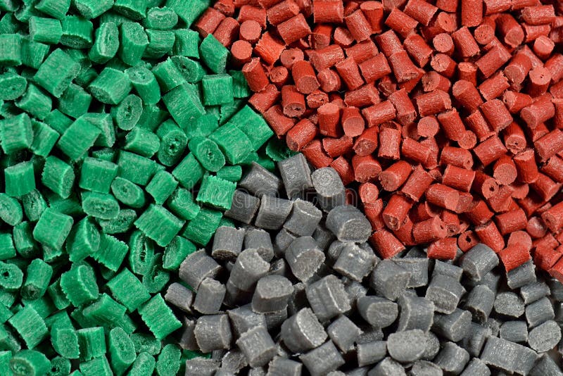 La Materia Prima Del Polimero Del Processo Dell'iniezione Immagine ...