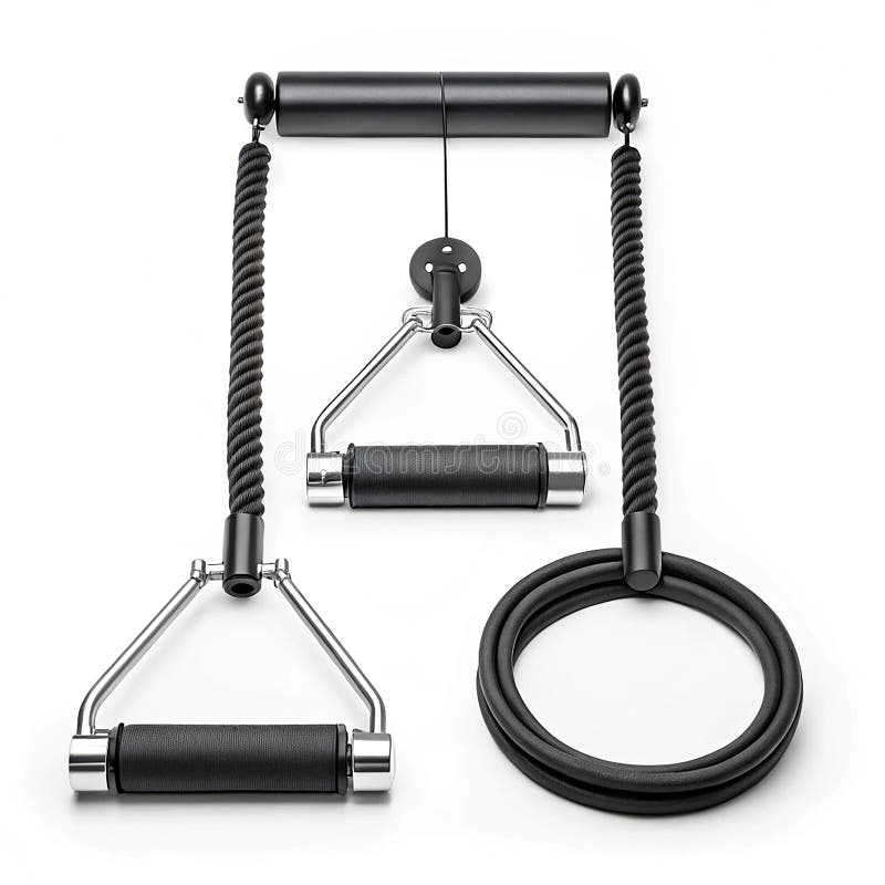 Resistance Pulley System for Strength Workouts Stock Illustration ...