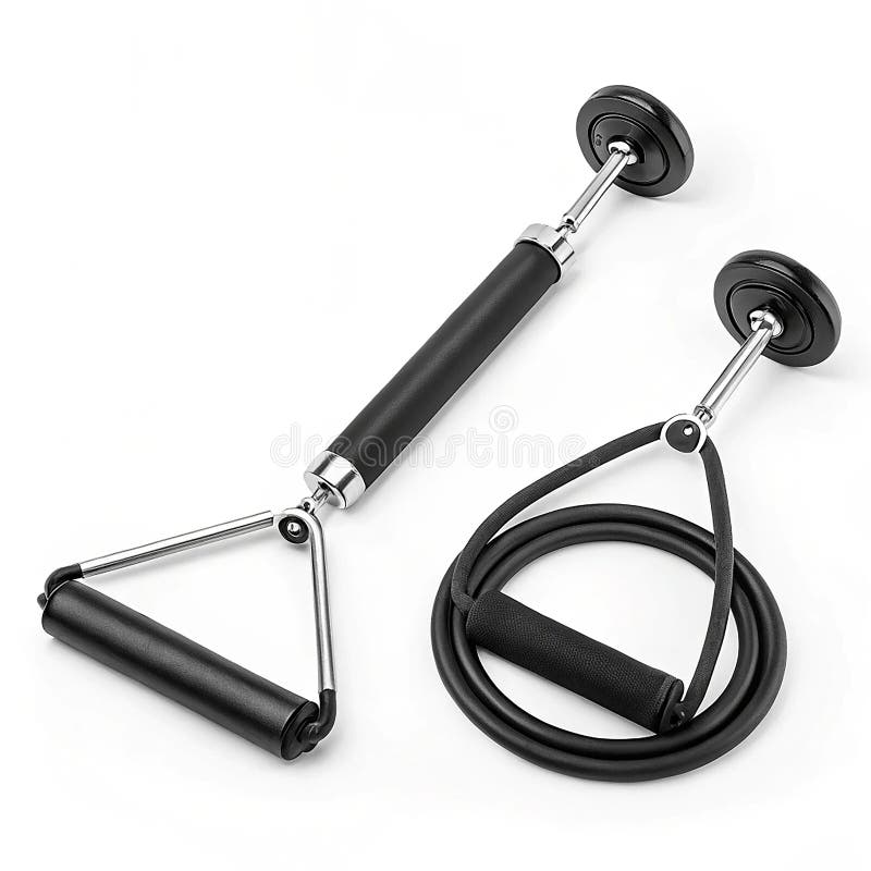 Resistance Pulley System for Strength Workouts Stock Illustration ...