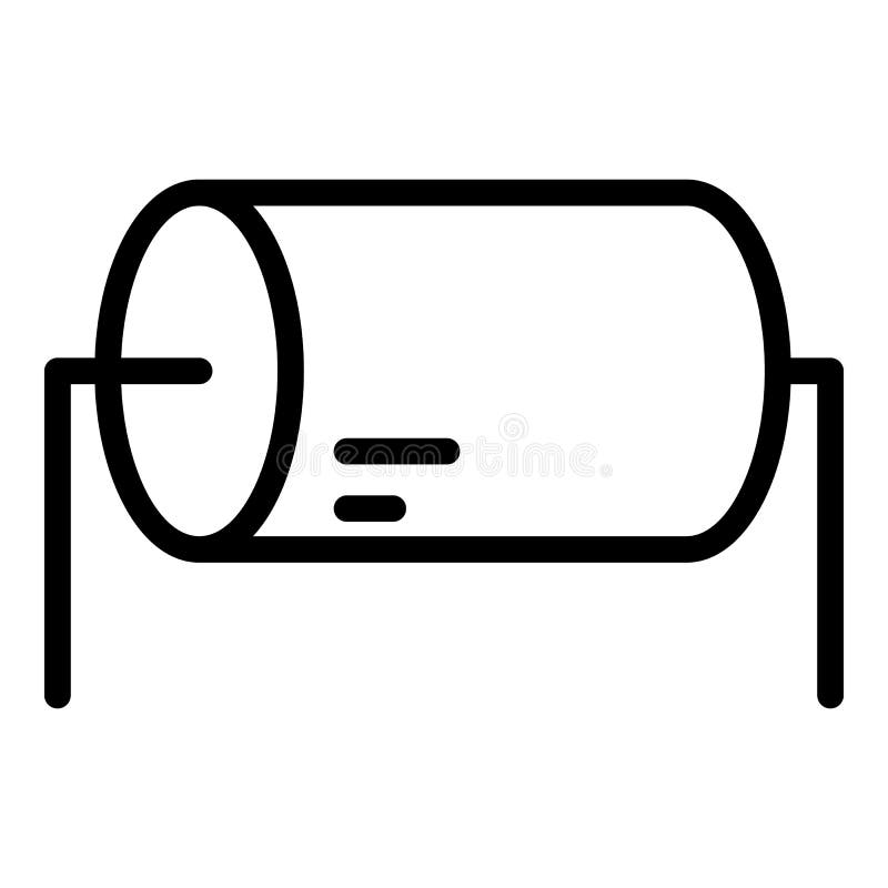 Resistance Resistor Icon, Outline Style Stock Vector - Illustration of ...