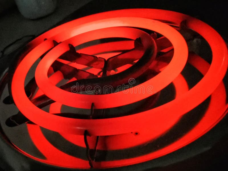 Resistance to red-hot stock image. Image of spiral, orange - 185802933