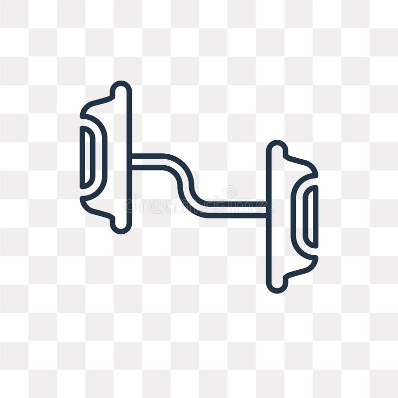 Resistance Vector Icon Isolated On Transparent Background, Linear ...