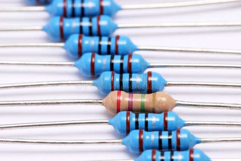 Resister stock image. Image of blue, hardware, reduction - 7514791