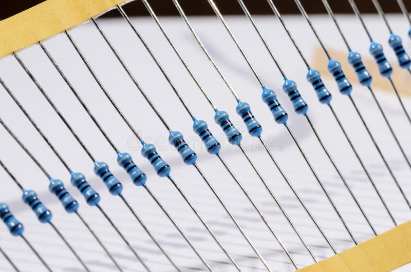 Resistor stock image. Image of technology, white, physics - 29053733
