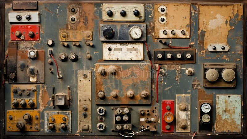 Resistor Board Electronic Background Stock Illustration - Illustration ...