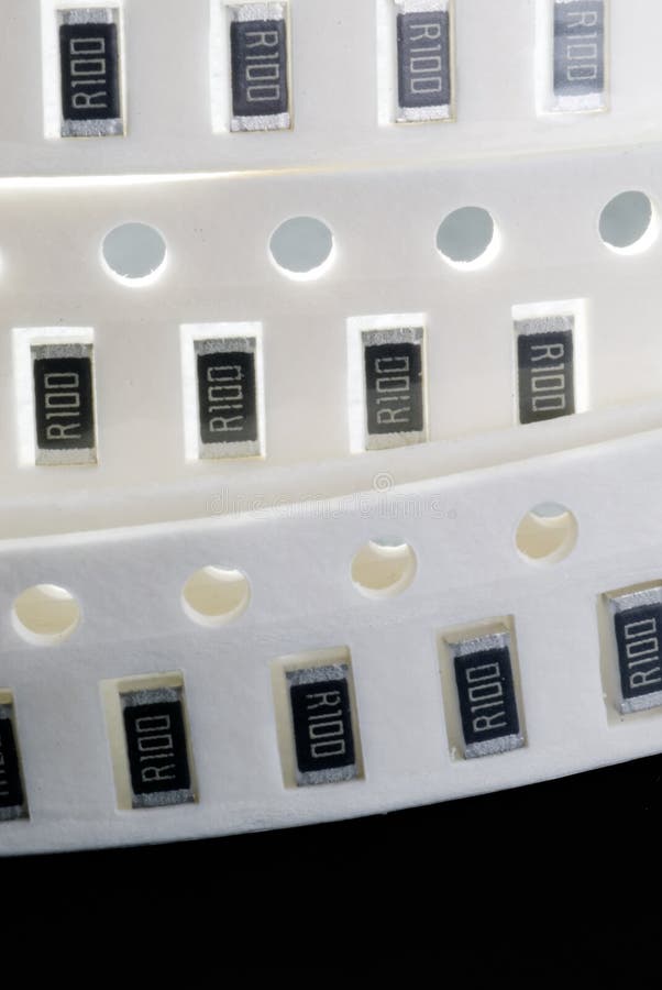 Resistor chip in SMD style stock image. Image of circuit - 11173817