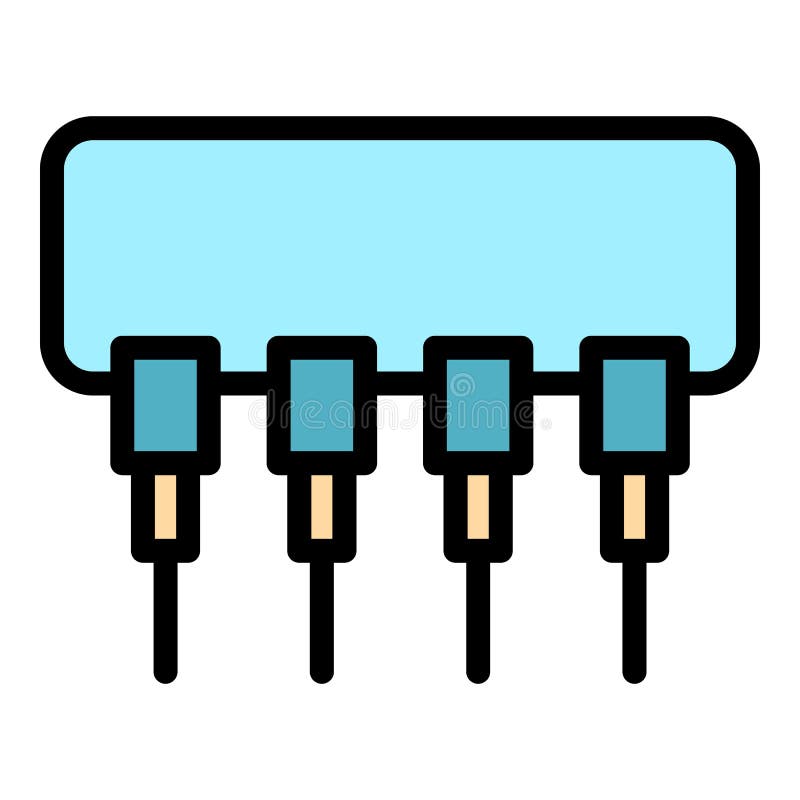 Variable Resistor. Electronic Symbol. Illustration of Basic Circuit ...