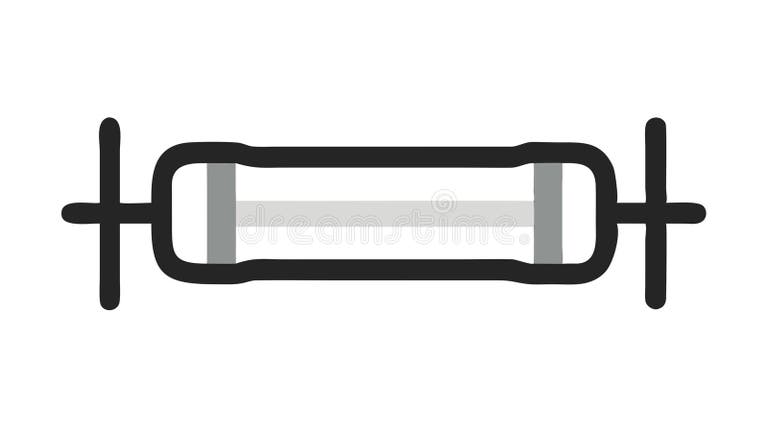 Resistor Electronic Component Icon Vector Illustration, Vector Design ...
