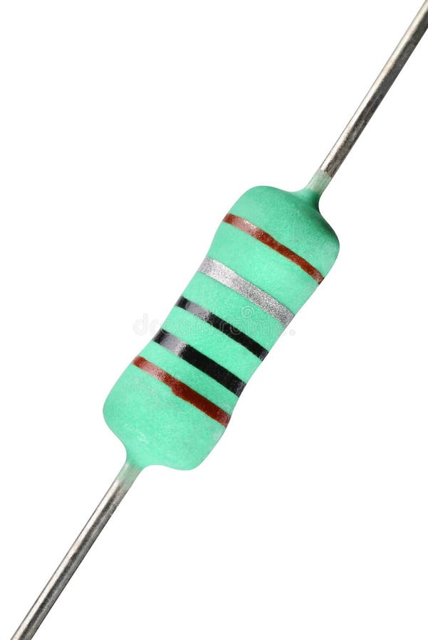 Resistor Electronic Component Isolated Stock Image - Image of circuit ...