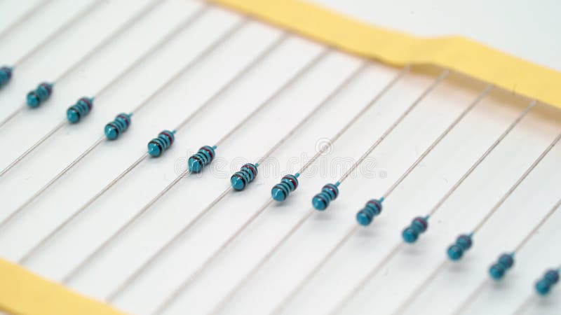 Resistor Electronic Components for DIY Engineering. Resistance Electric ...