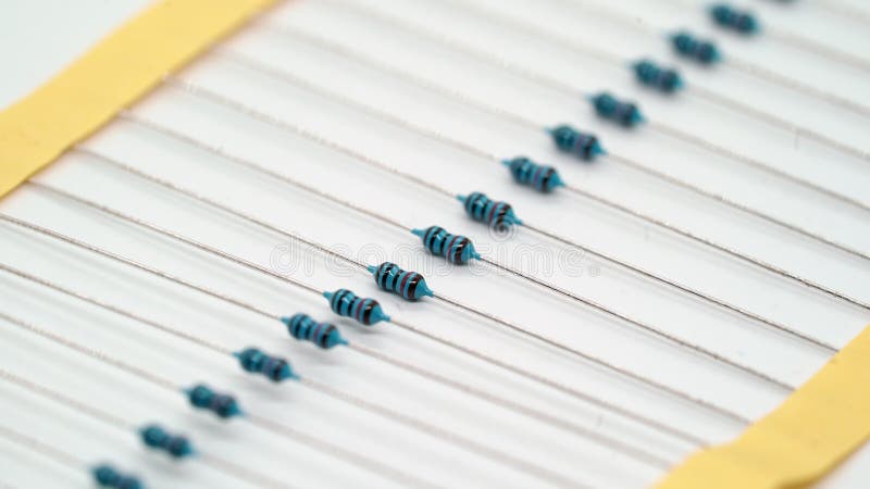Resistor Electronic Components for DIY Engineering. Resistance Electric ...