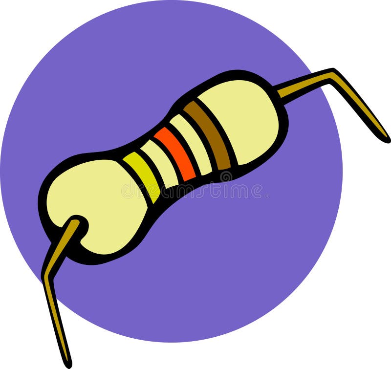 Resistor Electronics Component Vector Illustration Stock Vector ...