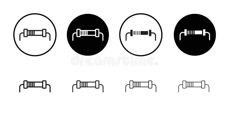 Resistor Icon Flat Fill Set Collection Stock Vector - Illustration of ...