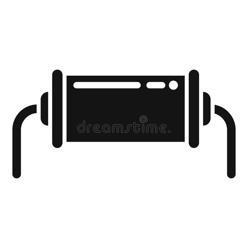 Resistor Icon Simple Vector. Electric Circuit Stock Illustration ...