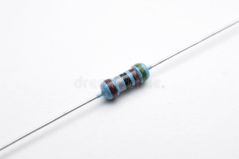 Resistor Isolated on White Background Stock Photo - Image of background ...
