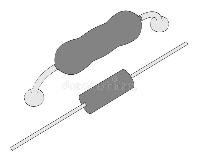 Resistor parts stock illustration. Illustration of mother - 70435054