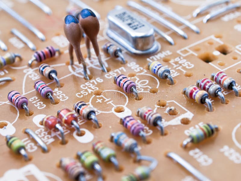 Resistors stock image. Image of resistor, circuit, coded - 12188853