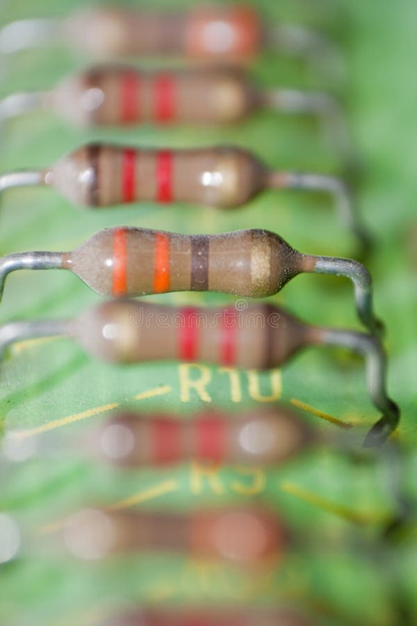 Resistors stock photo. Image of bokeh, resistor, resistance - 17226868
