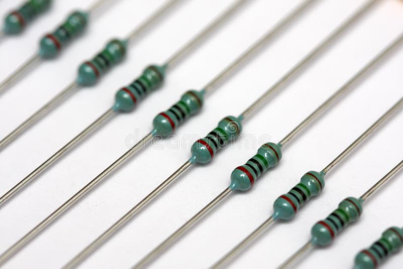Carbon resistor stock photo. Image of resistor, electric - 1087682