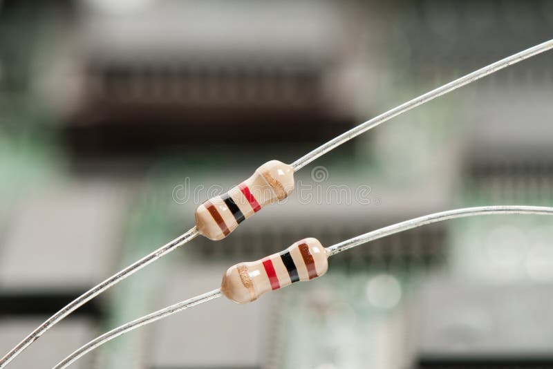 Resistors stock image. Image of 1000, macro, industrial - 80361199