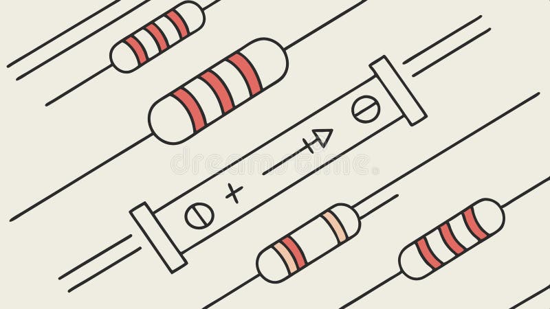 Resistors Illustration, Electronic Components and Circuit Design ...