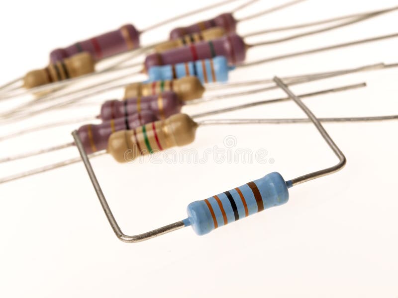 Resistors stock photo. Image of macro, white, communication - 38616214