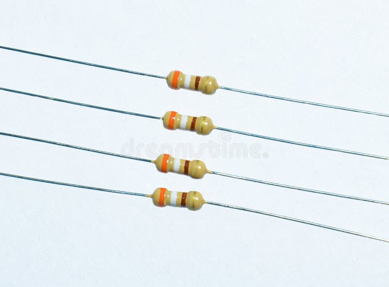 Resistors - Passive Two-terminal Electrical Components Stock Photo ...