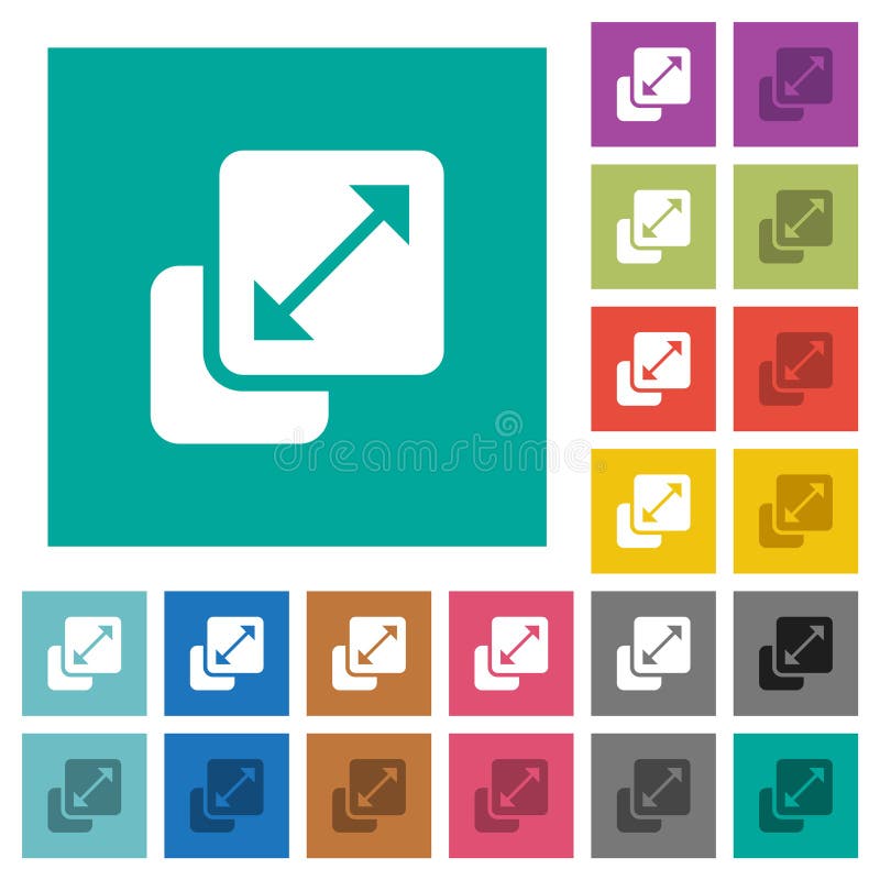 Resize Square Icon Stock Illustrations – 483 Resize Square Icon Stock ...