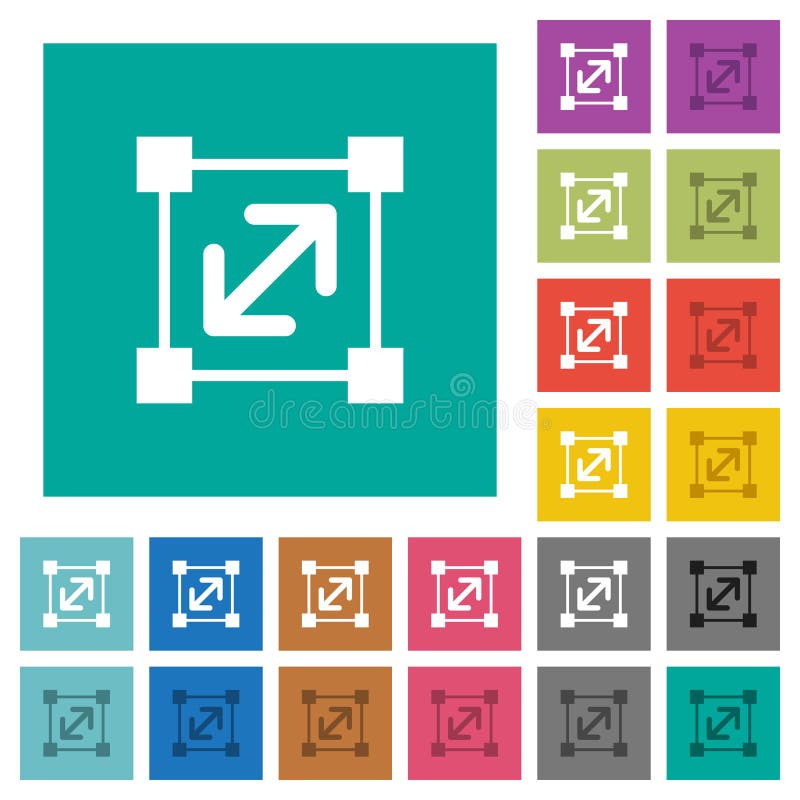 Resize Square Icon Stock Illustrations – 483 Resize Square Icon Stock ...