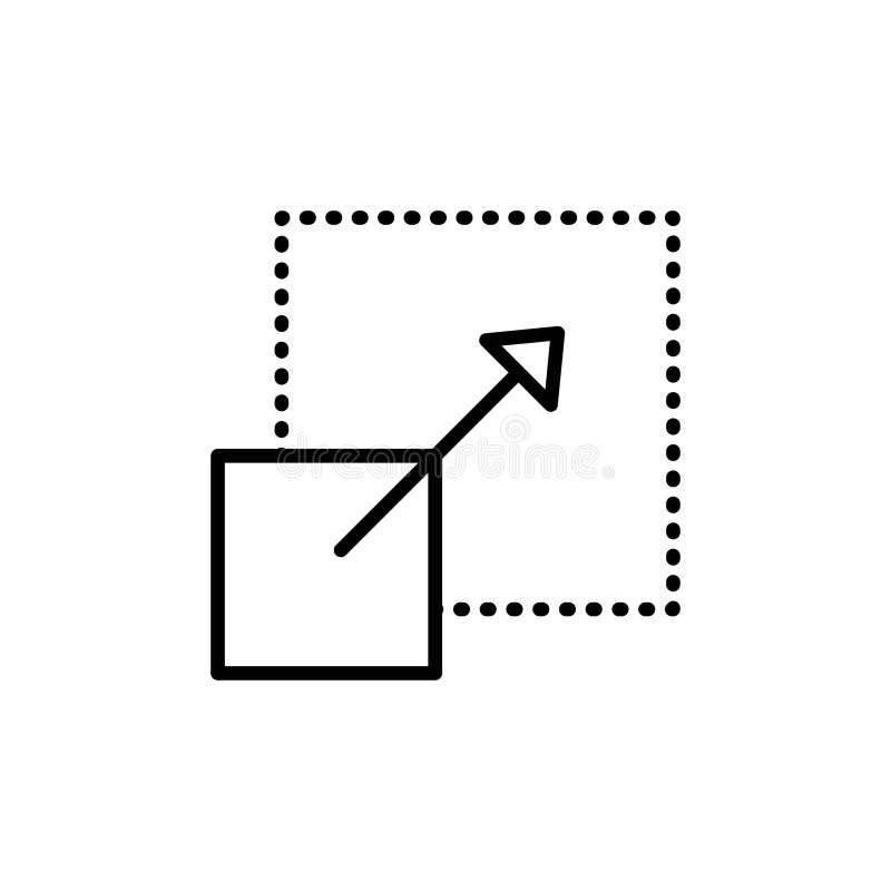 Resize Icon Set Adjustment Illustrations for Design and Technology ...