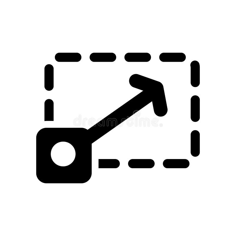 Resize Icon. Trendy Resize Logo Concept on White Background from Stock ...