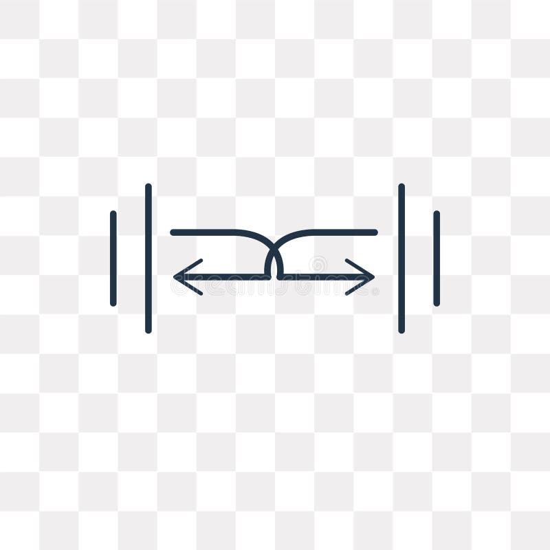 Resize Vector Icon Isolated On Transparent Background, Linear Re Stock ...