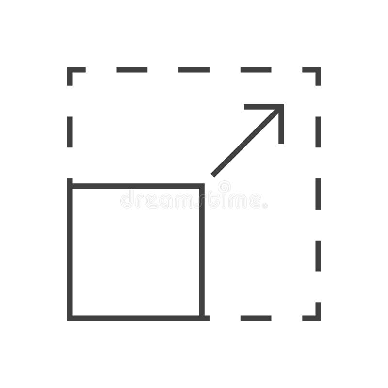 Resize Square Icon Stock Illustrations – 587 Resize Square Icon Stock ...