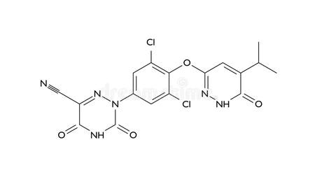 Resmetirom Molecule, Structural Chemical Formula, Ball-and-stick Model ...