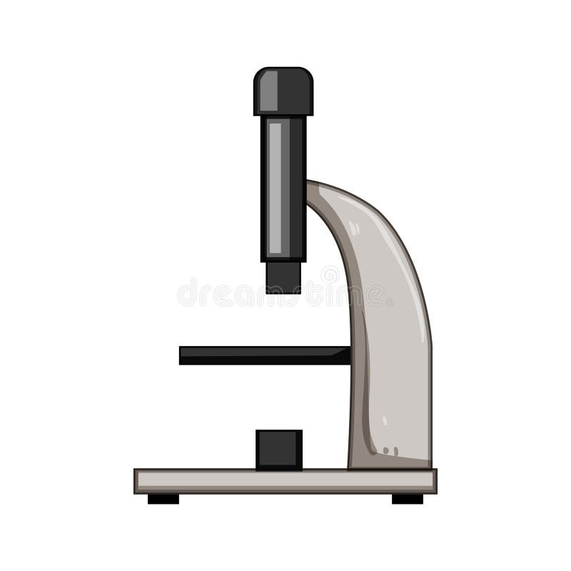Resolution Microscope Cartoon Vector Illustration Stock Illustration ...
