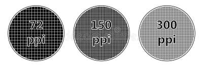 Resolution Screen Pixel Density Ppi Stock Vector - Illustration of inch ...