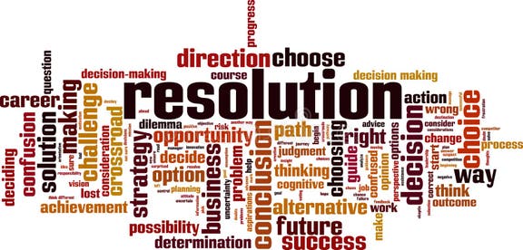 Resolution word cloud stock vector. Illustration of alternative - 272152558
