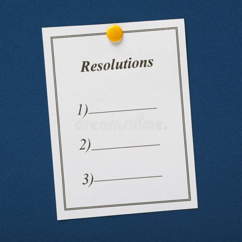 Resolutions List stock image. Image of future, drawing - 43422915
