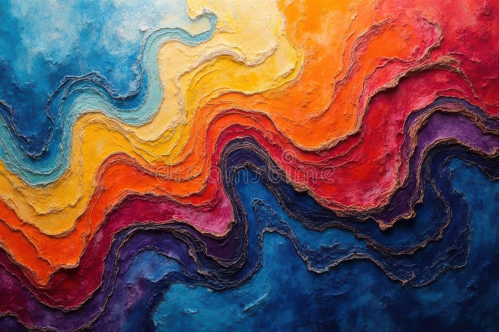 Resonant Energy Waves stock illustration. Illustration of artistic ...