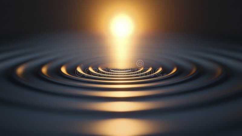 Resonating Waves of Light Reflection in Nature Artistic Visualization ...