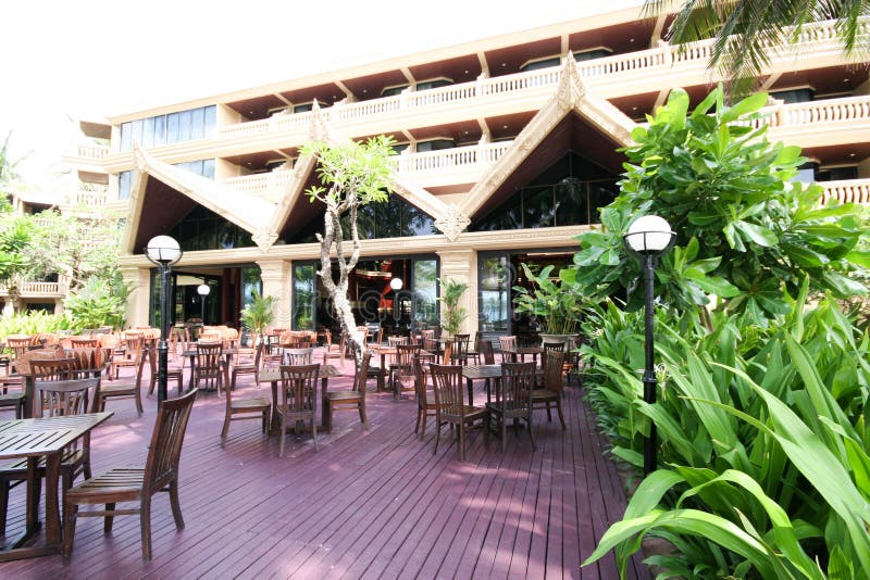 Resort stock photo. Image of outside, garden, furniture - 7417058