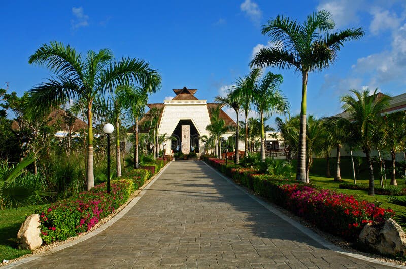 Resort entrance stock photo. Image of tourism, resort - 1724680