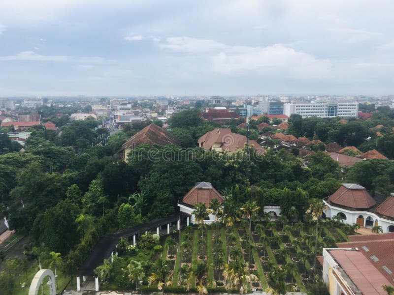 Resort Hotel and City View Under Clouds Stock Image - Image of landmark ...