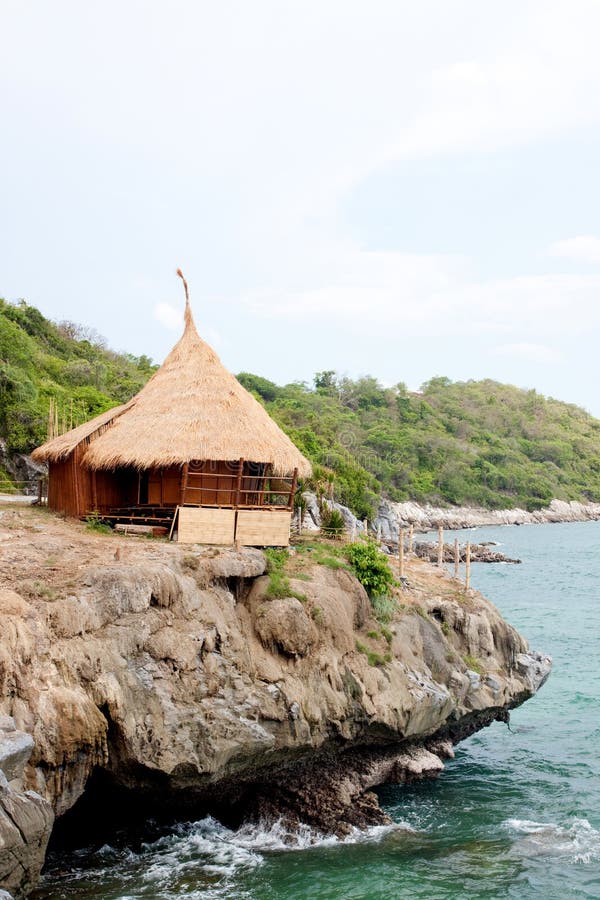 Resort hut in thailand. stock photo. Image of hideaway - 14321242