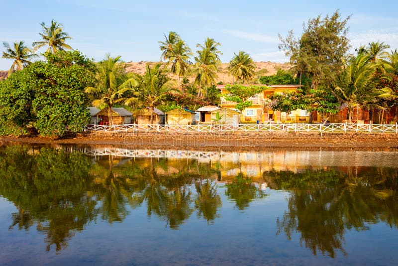 Mandrem beach Goa India stock image. Image of paradise - 93416415