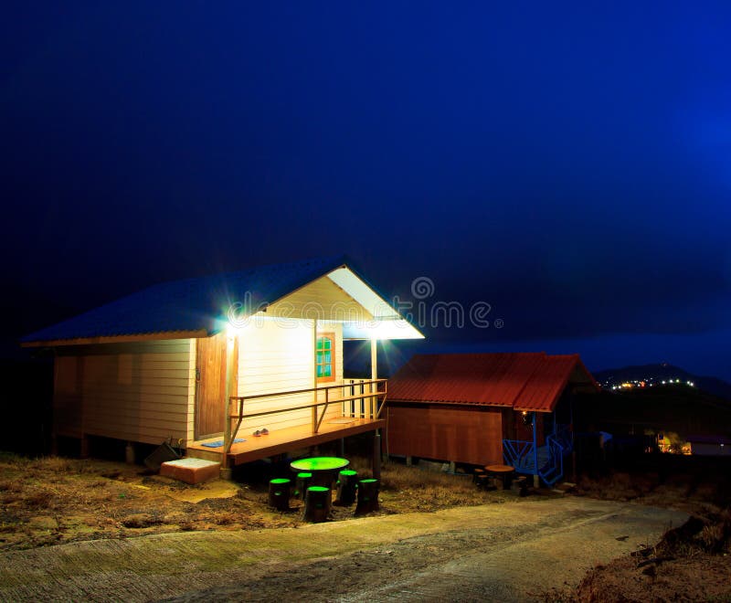 The resort at night stock photo. Image of outdoors, lifestyle - 37478812