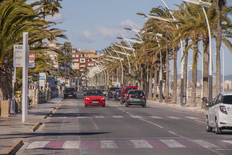 Resort Promenade editorial photo. Image of transport - 58248976